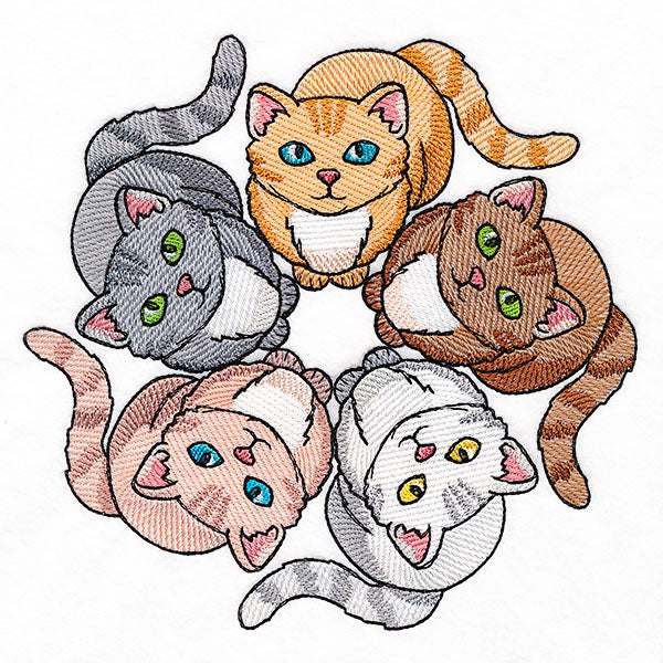 The Circle of Meow Cat Mandala – Urban Threads