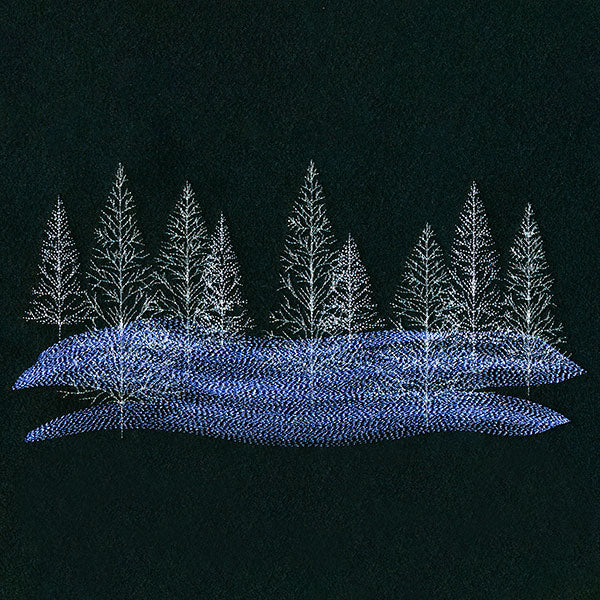 Wintry Forest Border – Urban Threads