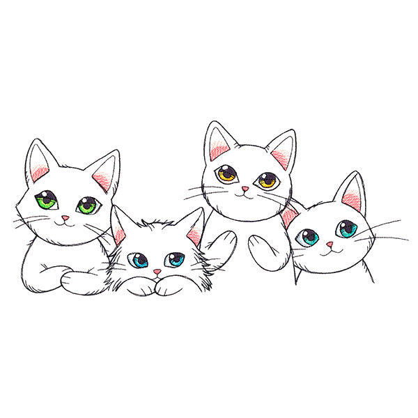 Precious Kitty Border – Urban Threads