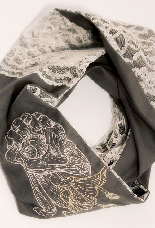 Lace Infinity Scarf – Urban Threads