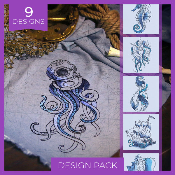 Ocean Blue (Design Pack) – Urban Threads