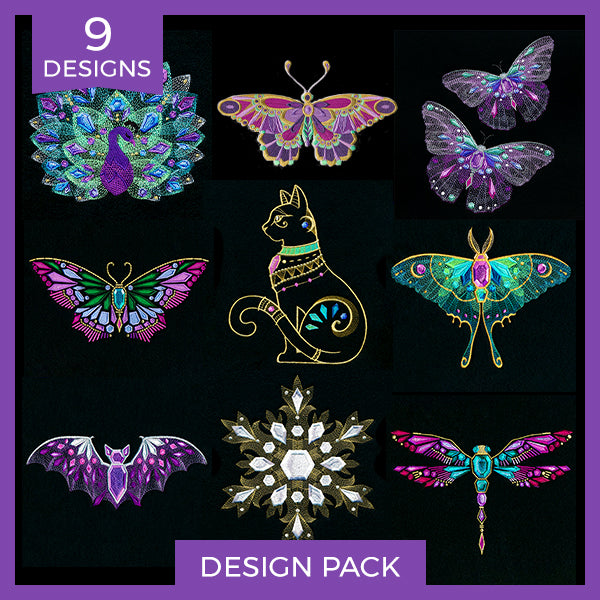 Bejeweled and Beautiful Design Pack – Urban Threads