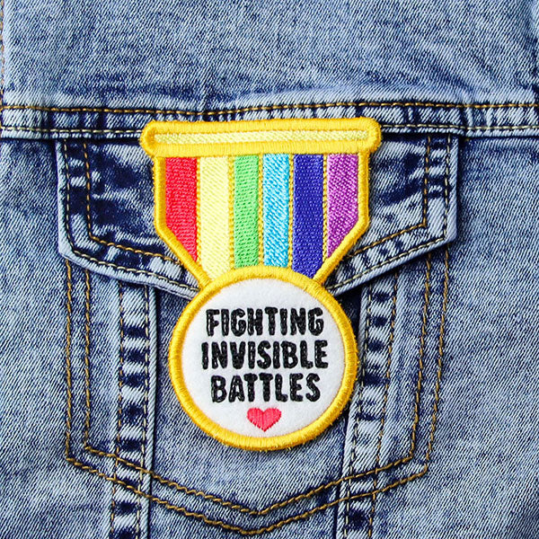 Fighting Invisible Battles Badge (In-the-Hoop) – Urban Threads