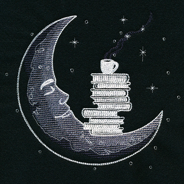 Cosmic Literary Moon – Urban Threads