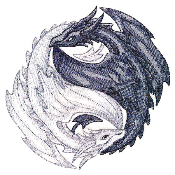 Yin Yang Dragons – Urban Threads
