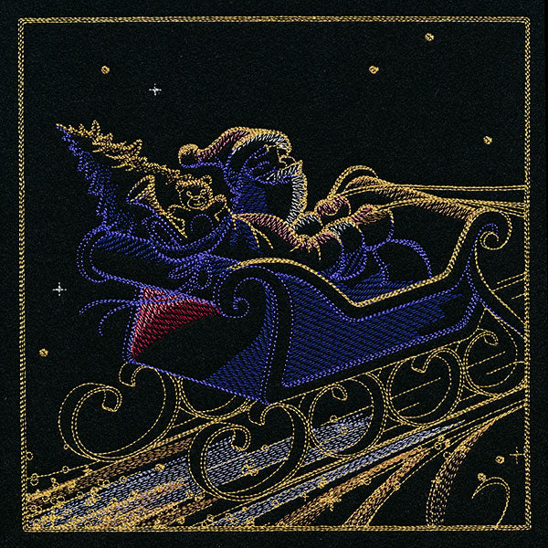 Wonder & Cheer Santa's Flight Scene 3 – Urban Threads