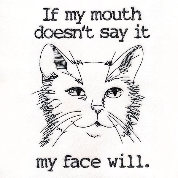 My Face Says It Cat – Urban Threads