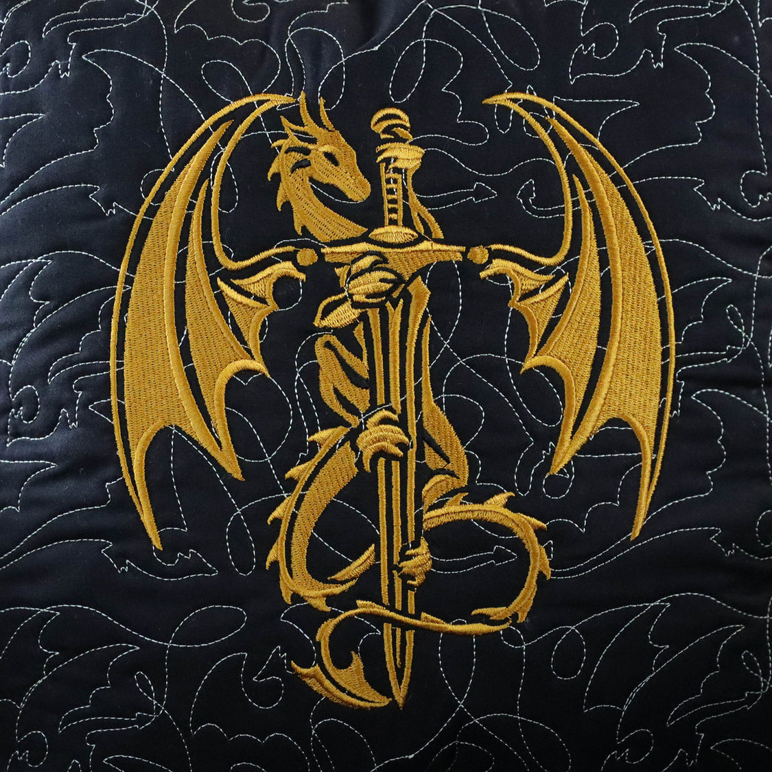 Gilded Dragon & Sword – Urban Threads