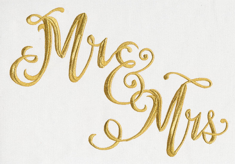 Mr. and Mrs. Script – Urban Threads