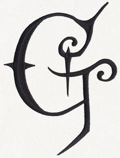 Fantasy Letter G - Uppercase – Urban Threads
