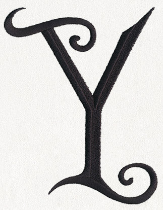 Fantasy Letter Y - Uppercase – Urban Threads