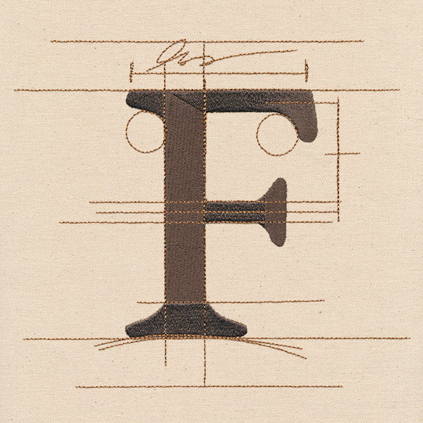 Drafting Letter F – Urban Threads