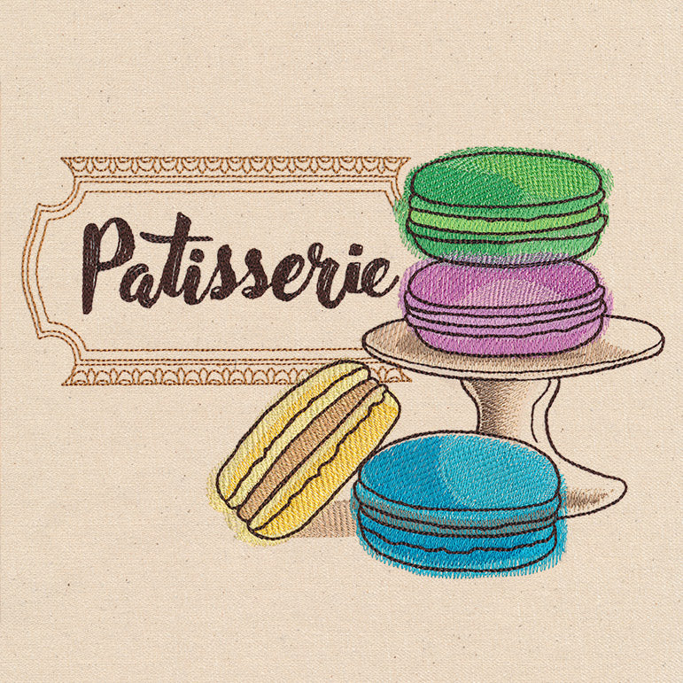 French Cafe - Macaroons – Urban Threads