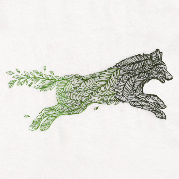 Leafy Wolf – Urban Threads