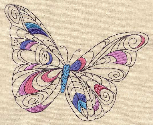 Doodle Butterfly – Urban Threads