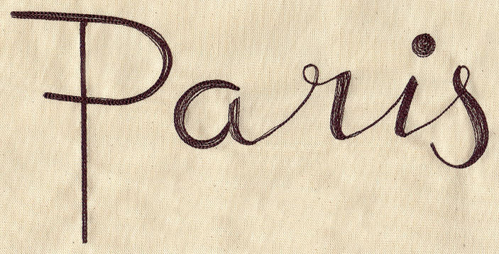 Paris Script – Urban Threads
