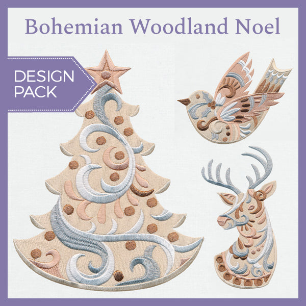 Bohemian Woodland Noel (Design Pack) – Urban Threads