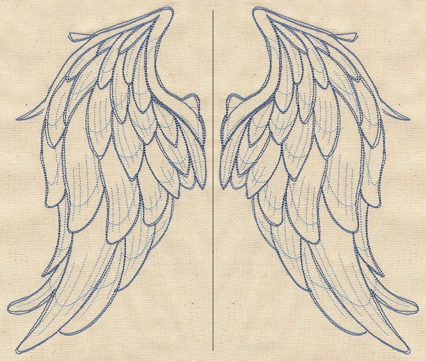 Wings from Above (Wing Pair) – Urban Threads