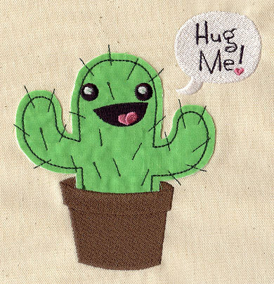 Huggable Cactus (Applique) – Urban Threads