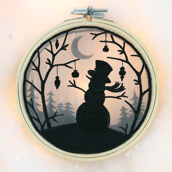 Winter's Night Shadowbox (Organza) – Urban Threads